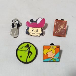 Accessories | Disney Official Trading Pins Peter Pan Tinkerbell | Poshmark